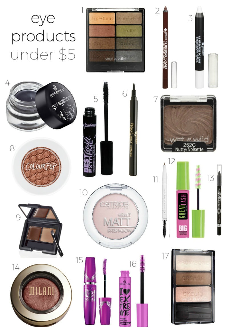 The Best Makeup under $5 | Ashley Brooke Nicholas